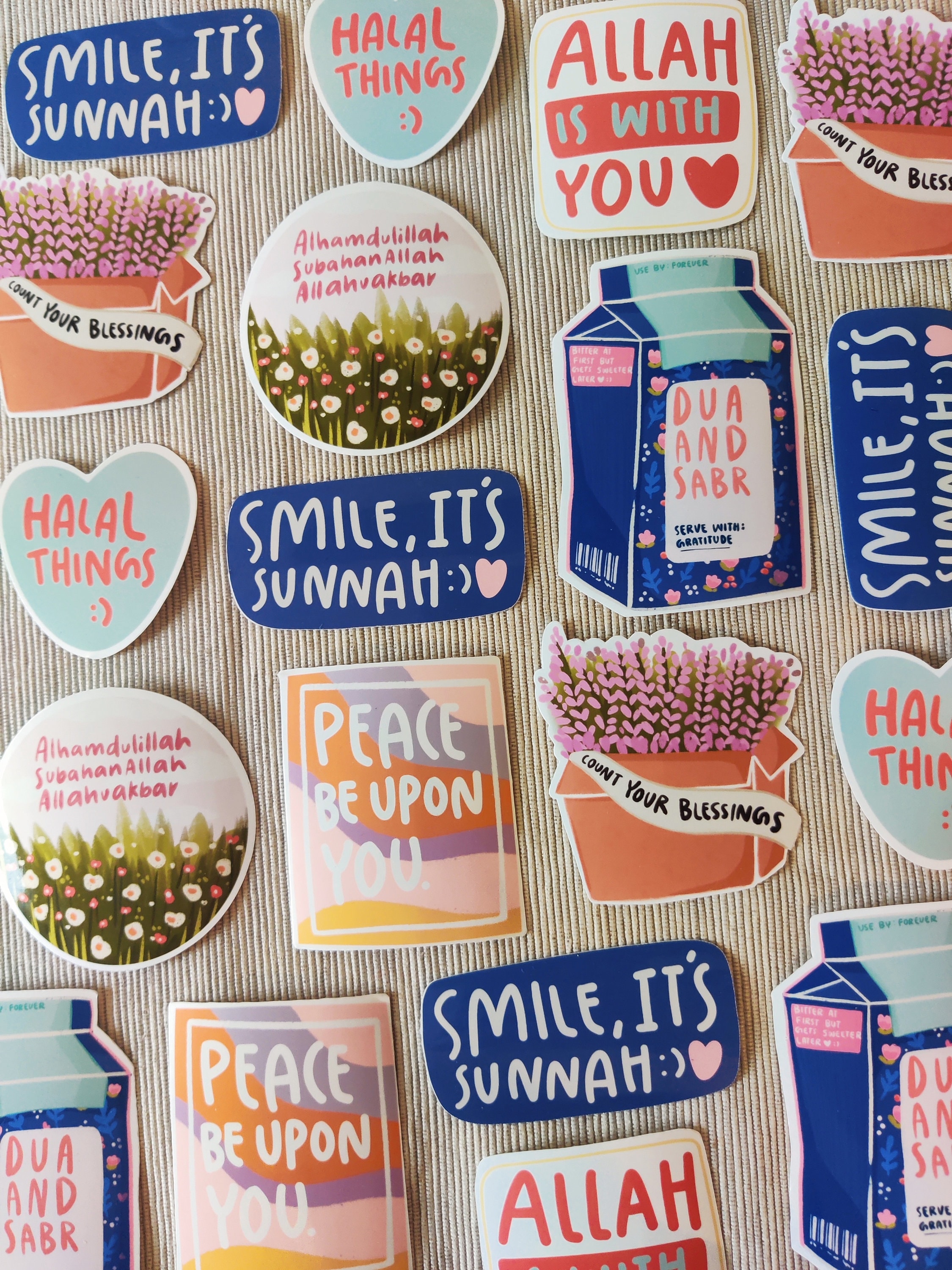 Islamic Quote Stickers smile It's Sunnah - Etsy UK