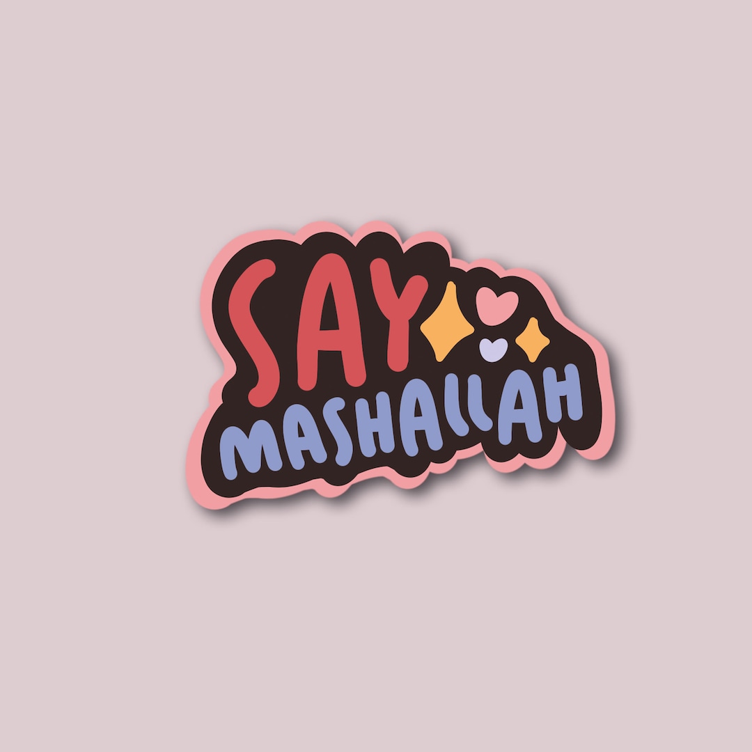 Islamic Quote Stickers say Mashaallah Sticker Idotdoodle Stickers ...