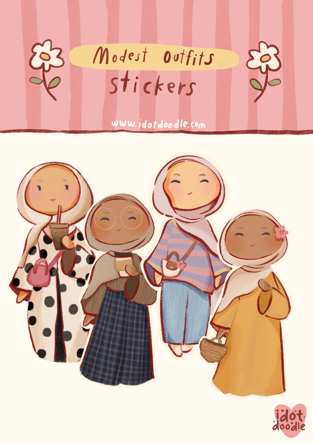Islamic Idotdoodle Sticker Pack - Idotdoodle Sticker Pack - Sticker ...