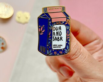 Idotdoodle Enamel Pins - Enamel Pins - Dua and Sabr Enamel Pins - Pin ...