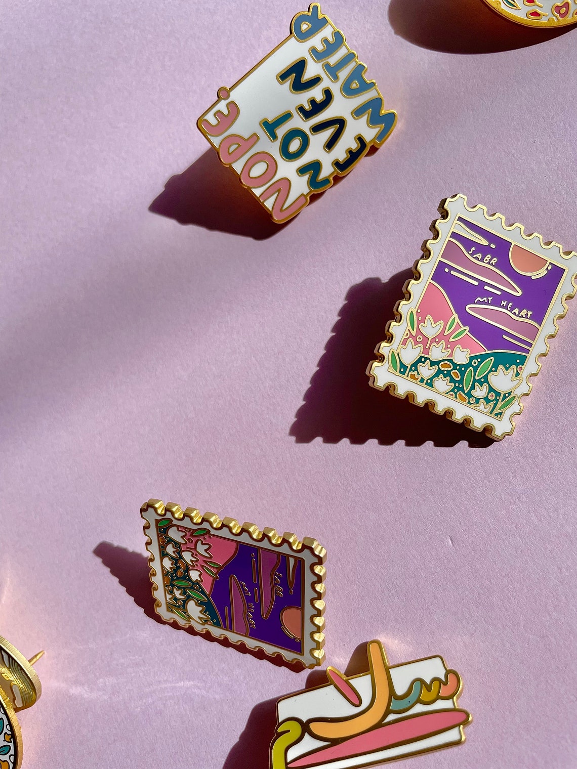 Idotdoodle Enamel Pins - Enamel Pins - Dua and Sabr Enamel Pins - Pin ...