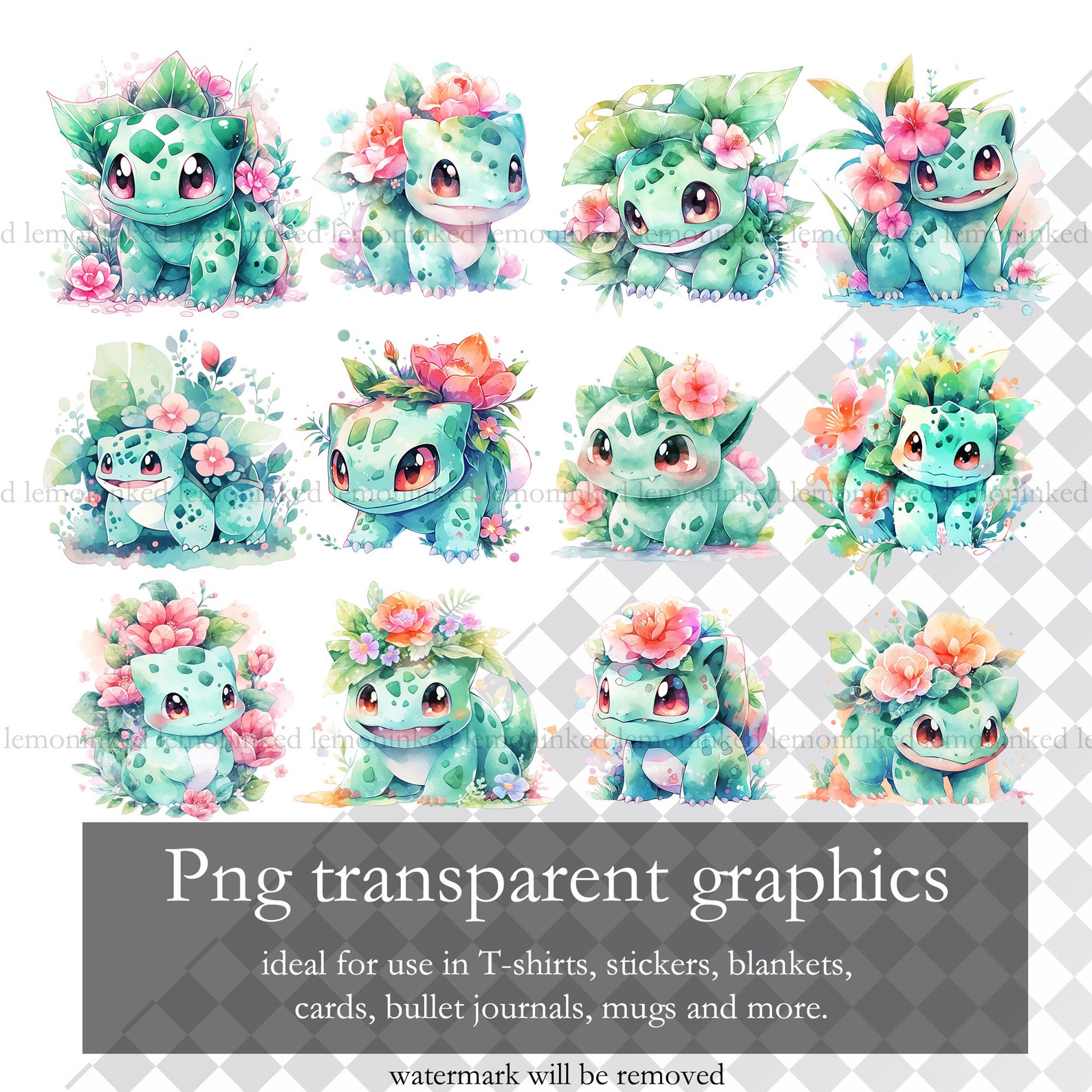 Pokemon Fan Art PNG Clipart Bulbasaur Clipart, PNG Digital Clipart ...