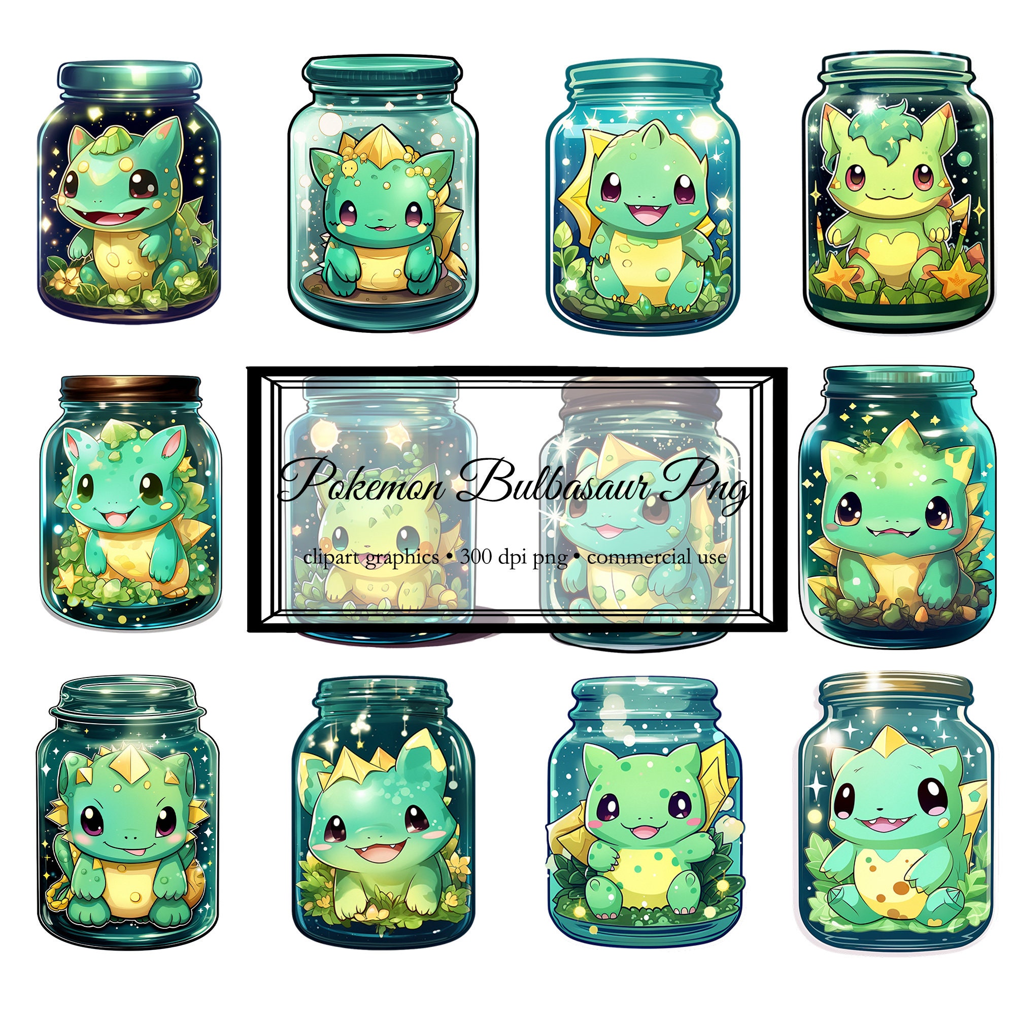 Pokemon Fan Art PNG Clipart Fairy Glass Jar Bulbasaur Clipart, PNG ...