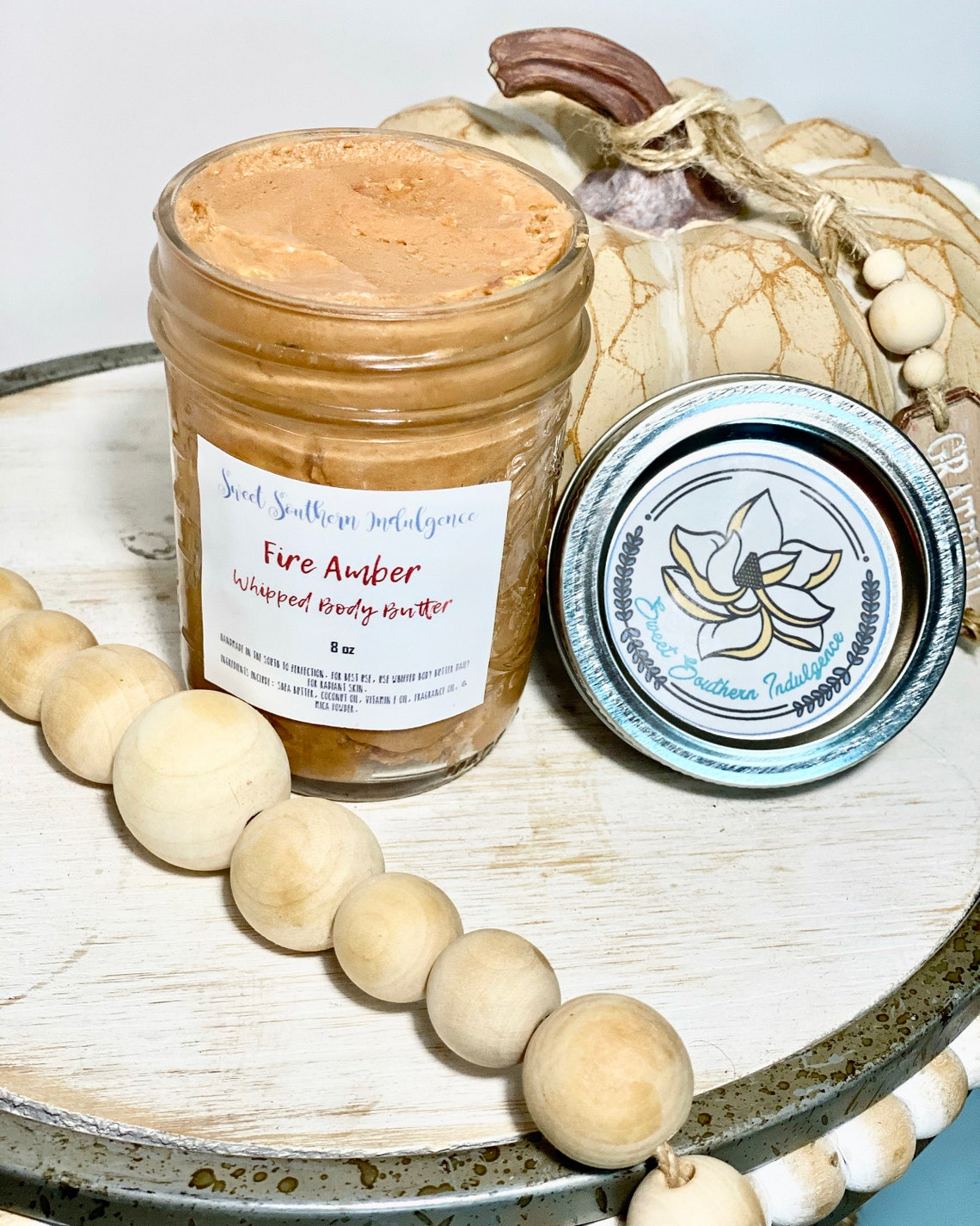 FIRE AMBER Whipped Body Butter Body Butter Shea Body Butter Moisturizer ...