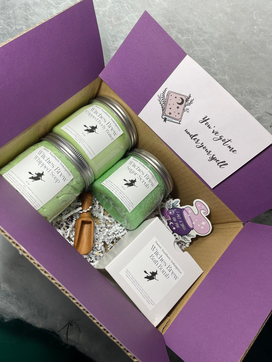 WITCHES BREW Boo Basket, Witch Boo Basket, Boo Basket Gift Set ...
