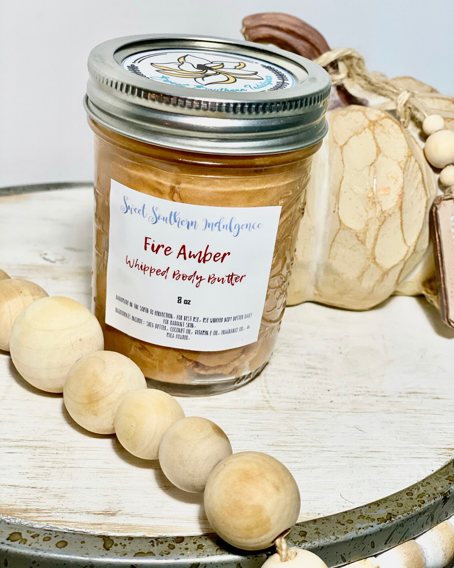 FIRE AMBER Whipped Body Butter Body Butter Shea Body Butter Moisturizer ...