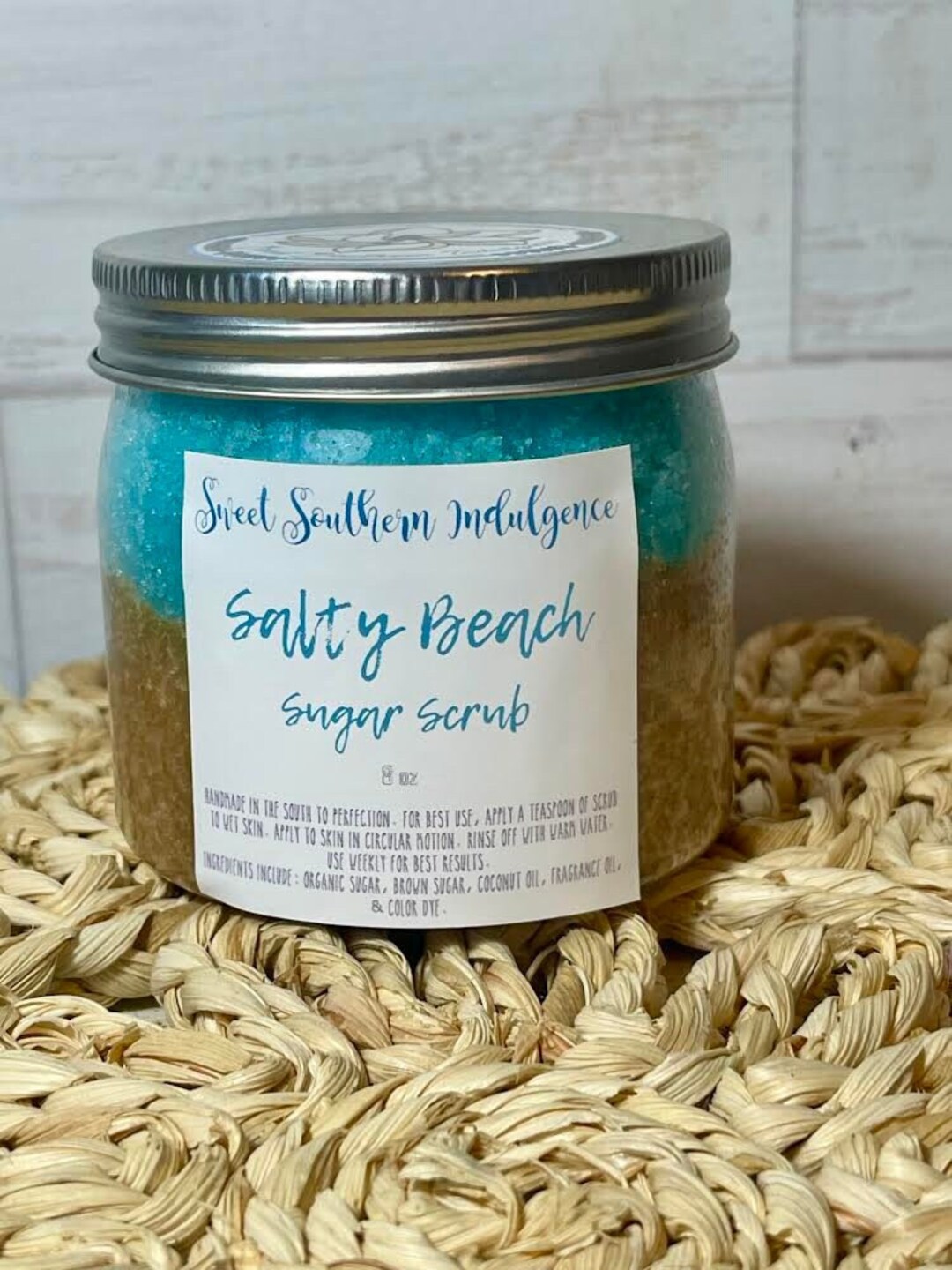 SALTY BEACH Scrub Salty Beach Sugar Scrub Sea Salt Body Scrub Sugar ...