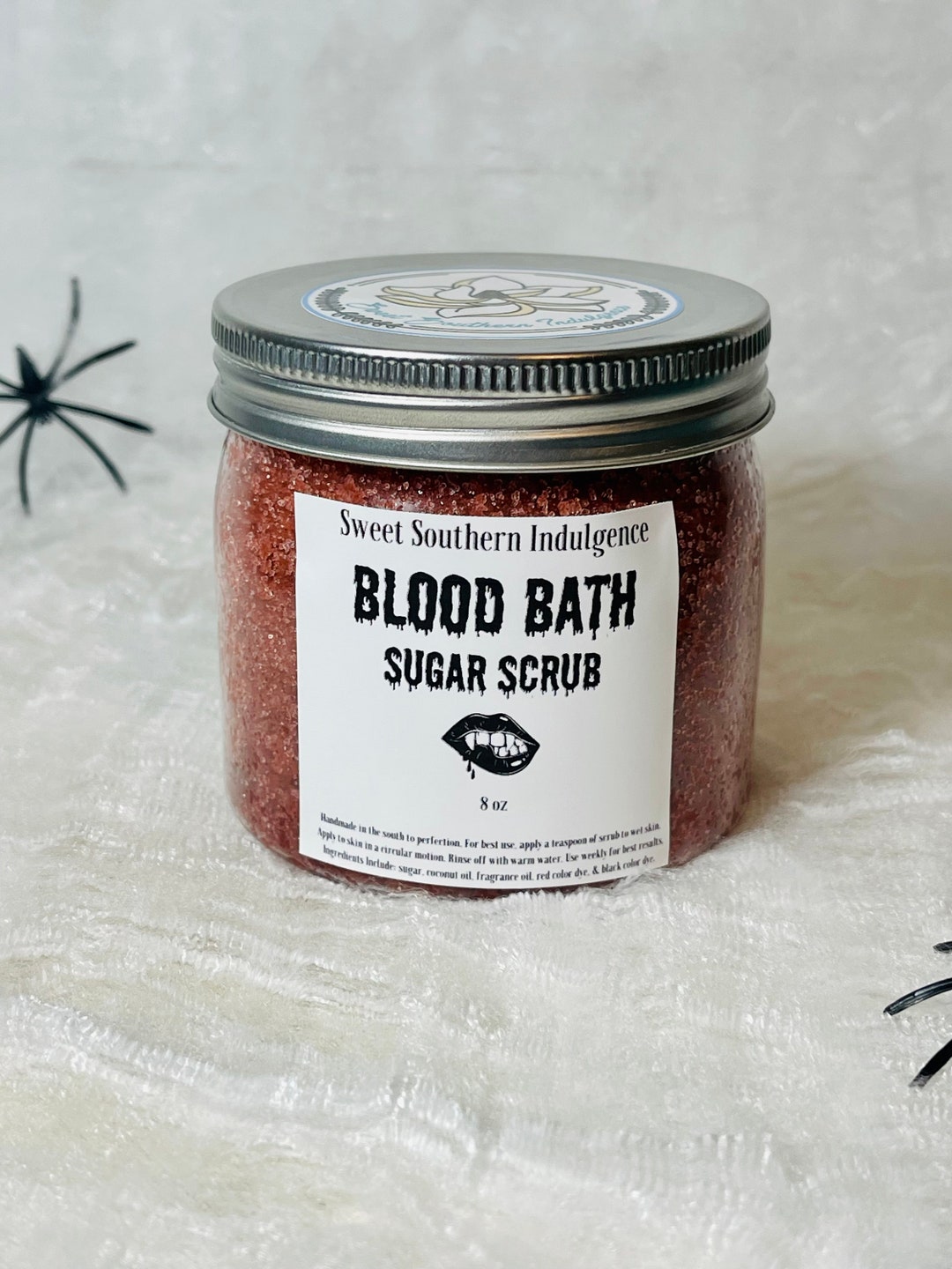 BLOOD BATH Sugar Scrub, Spooky Sugar Scrub, Halloween Sugar Scrub ...