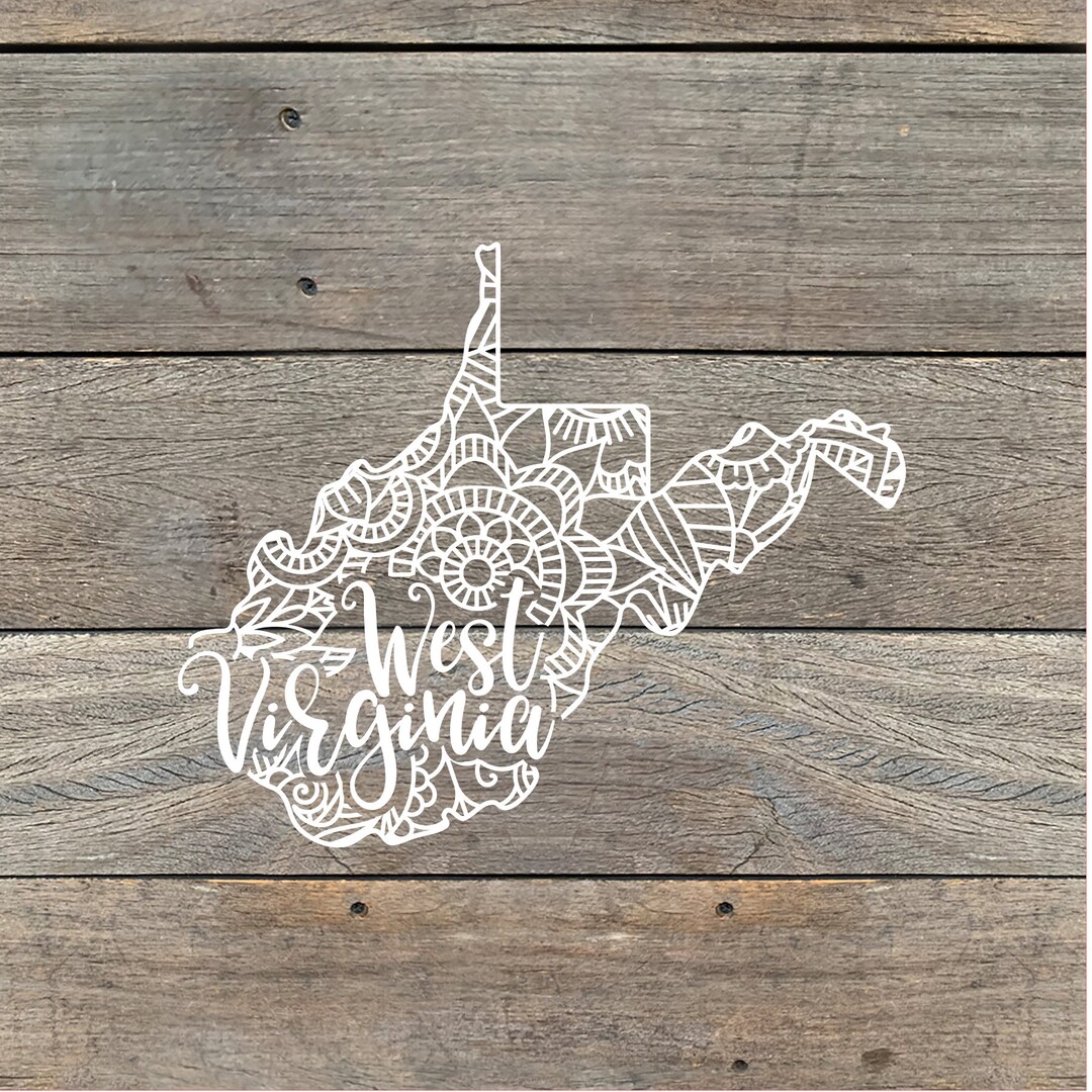West Virginia Decal - Etsy