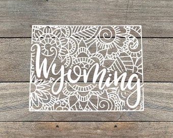 Licensed Wyoming Steamboat Clear Sticker, Wyoming, Wyoming Cowboys ...