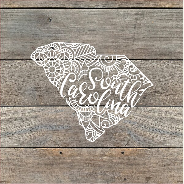 South Carolina Decal - Etsy