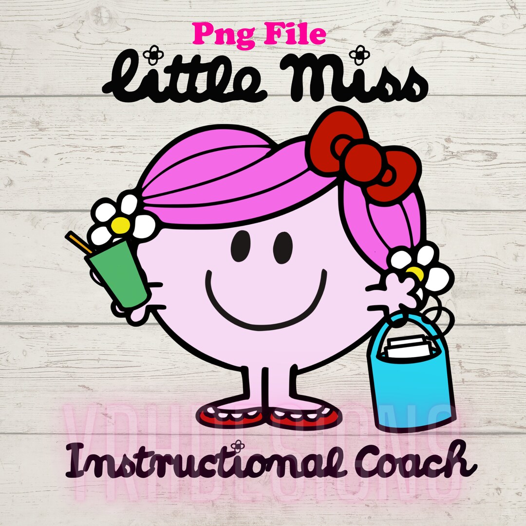 Little Miss Instructional Coach PNG Digital Download File - Etsy