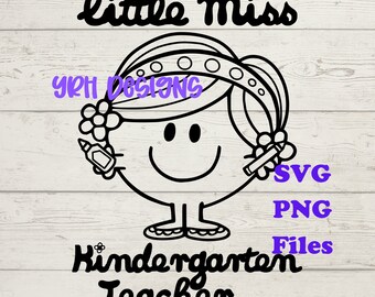 Little Miss School Counselor SVG PNG Digital Download Files - Etsy