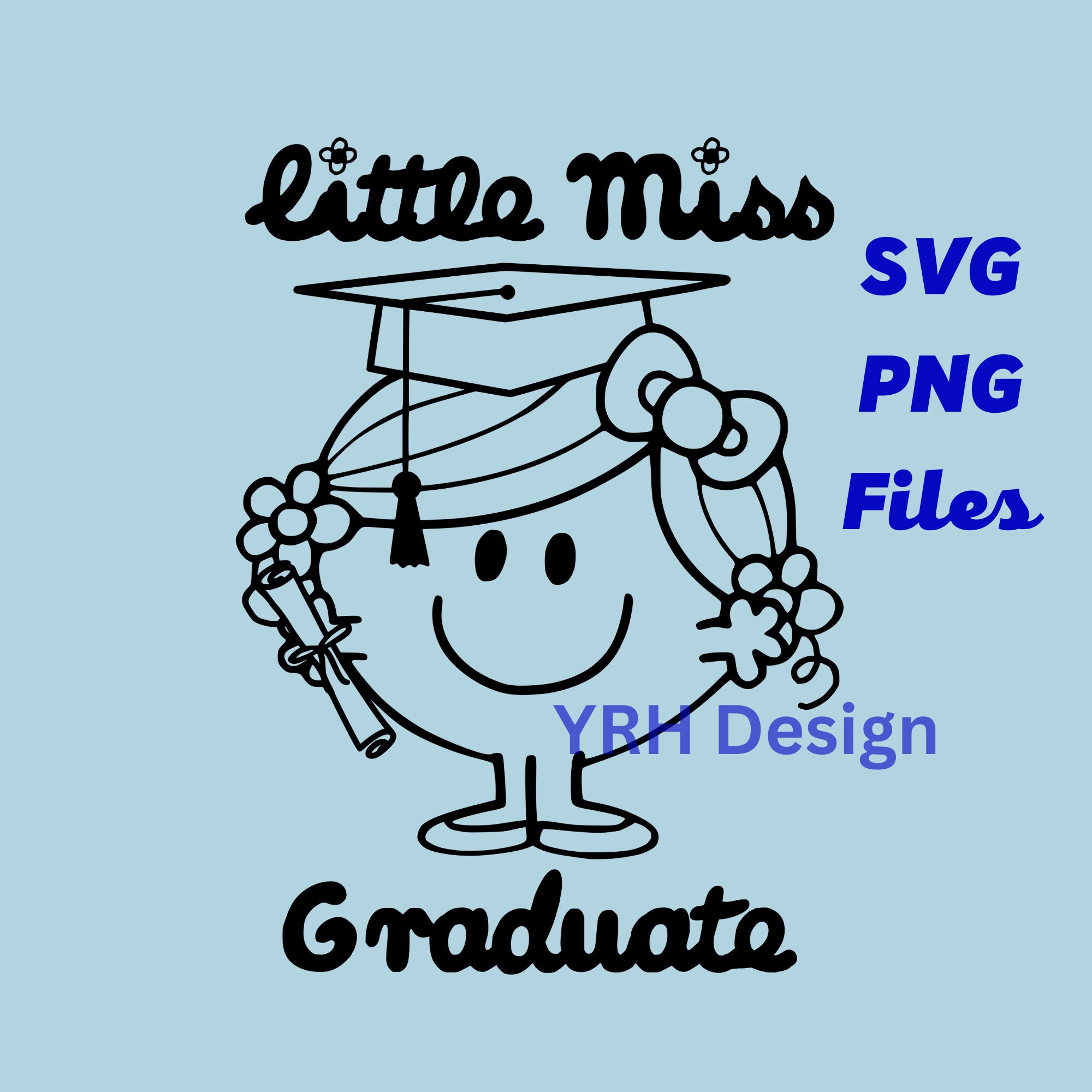 Little Miss Graduate SVG PNG Digital Download Files - Etsy