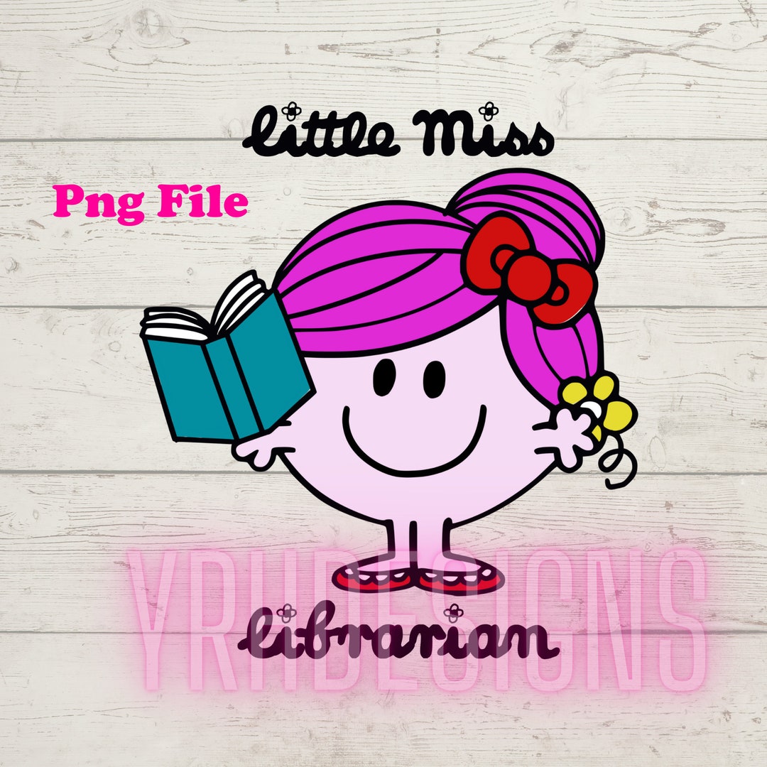 Little Miss Librarian PNG Digital Download - Etsy