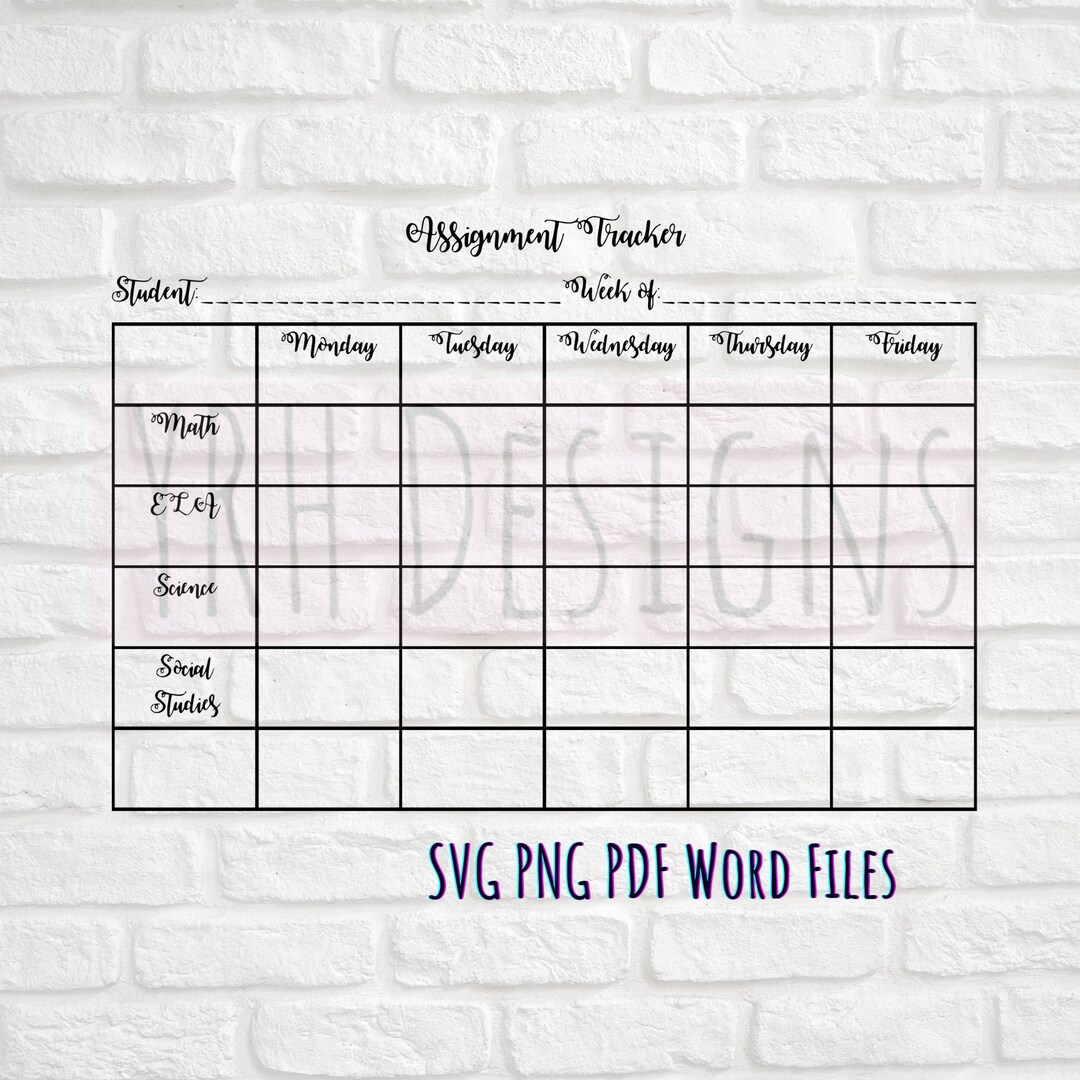 assignment-tracker-svg-pdf-png-digital-download-files-etsy