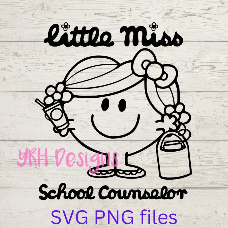 Little Miss School Counselor SVG PNG Digital Download Files - Etsy