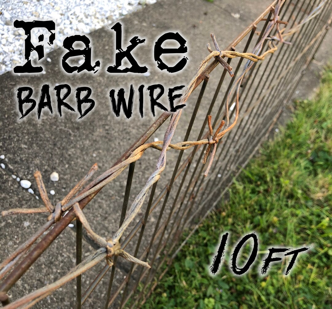 Fake Barb Wire 10 Feet Halloween Decorations Home Haunt - Etsy