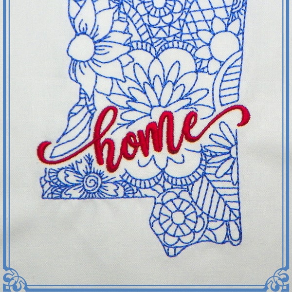 Mississippi State Embroidery Design - Etsy