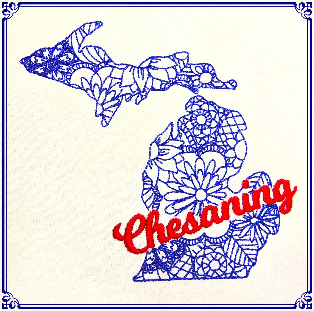 State-map-michigan-chesaning-5x7-cr-cf-nls (1 Machine Embroidery Design ...