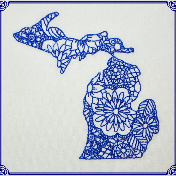 Michigan Embroidery - Etsy