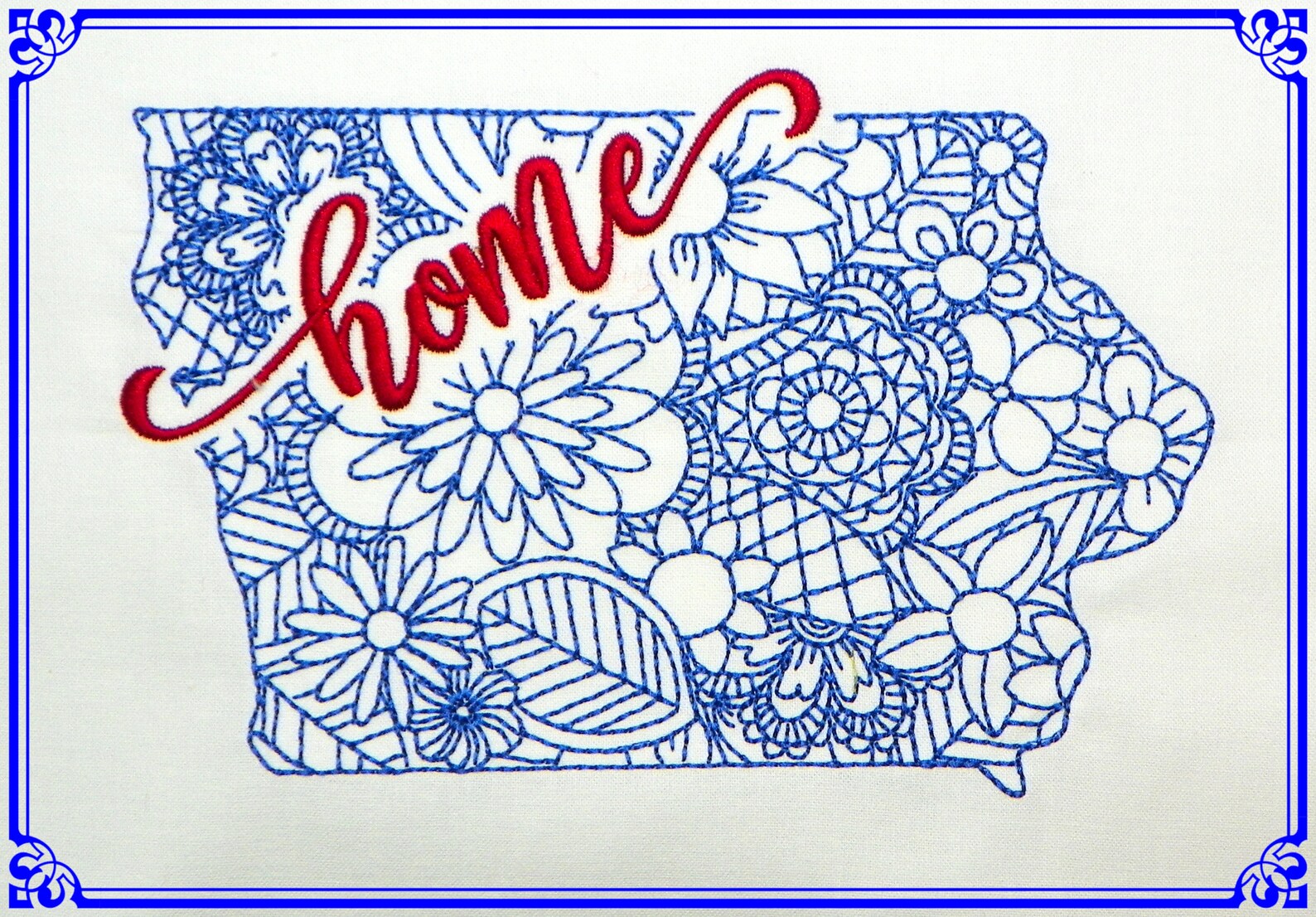 State-map-iowa-5x7-cf-nls (1 Machine Embroidery Design) - Etsy