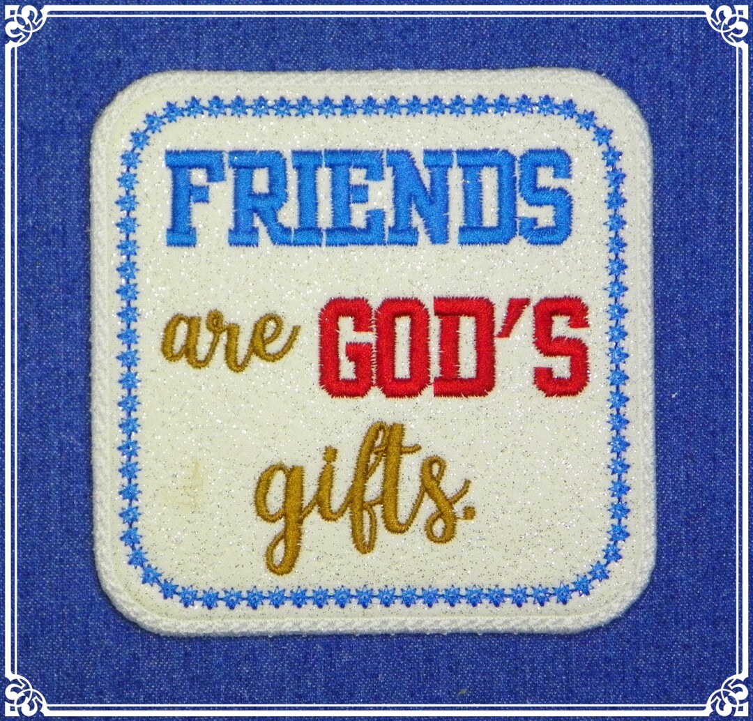 Ith-friends-coasters-5x7-nls (5 Machine Embroidery Designs) - Etsy