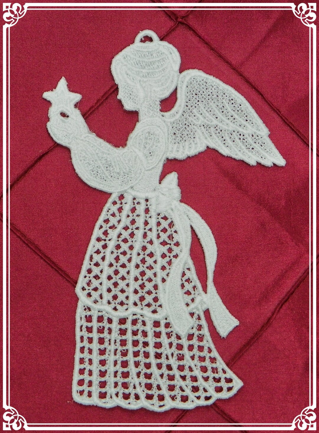 Fsl-angel-girl-5x7-cf-nls (1 Machine Embroidery Design) - Etsy