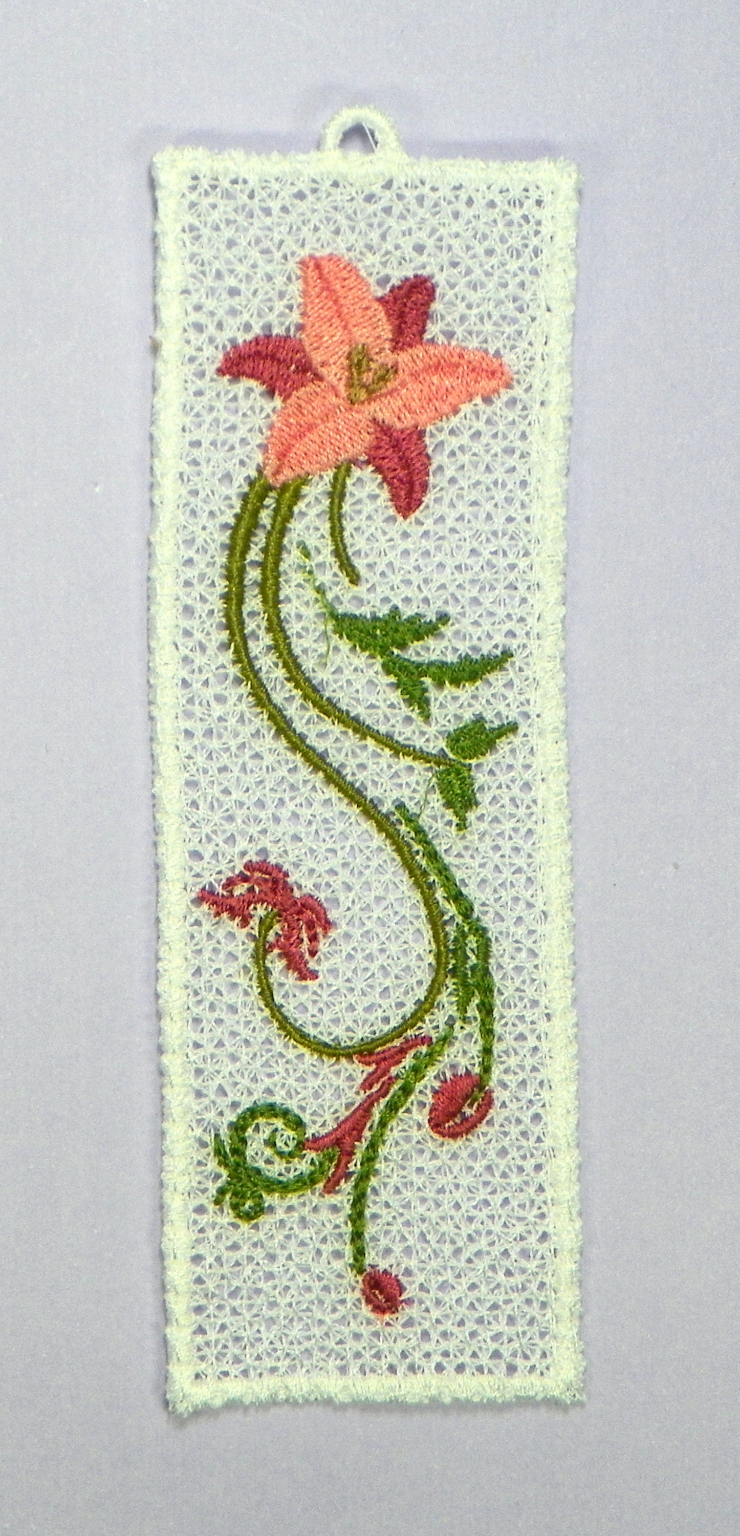 Fsl-lovely-floral-bookmarks-5x7-dah-nls 5 Machine Embroidery - Etsy
