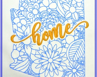 Arizona Embroidery Design - Etsy