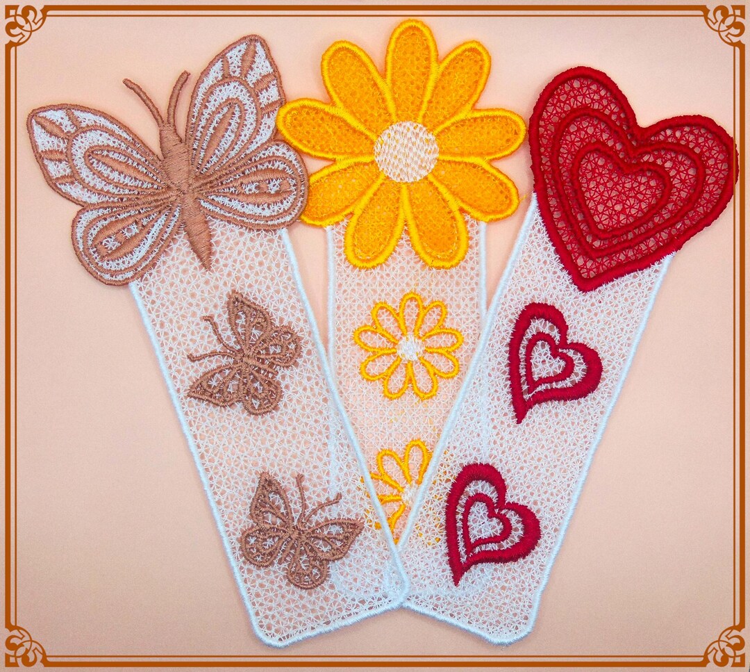 Fsl-bookmarks-5x7-cf-nls (3 Machine Embroidery Designs) - Etsy