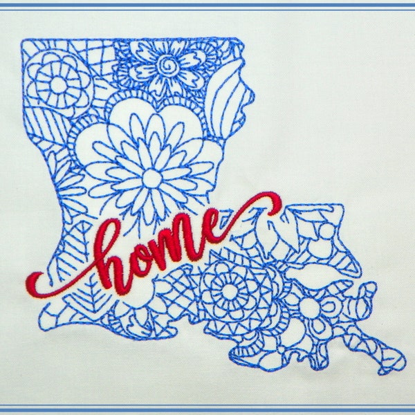 Louisiana Embroidery - Etsy