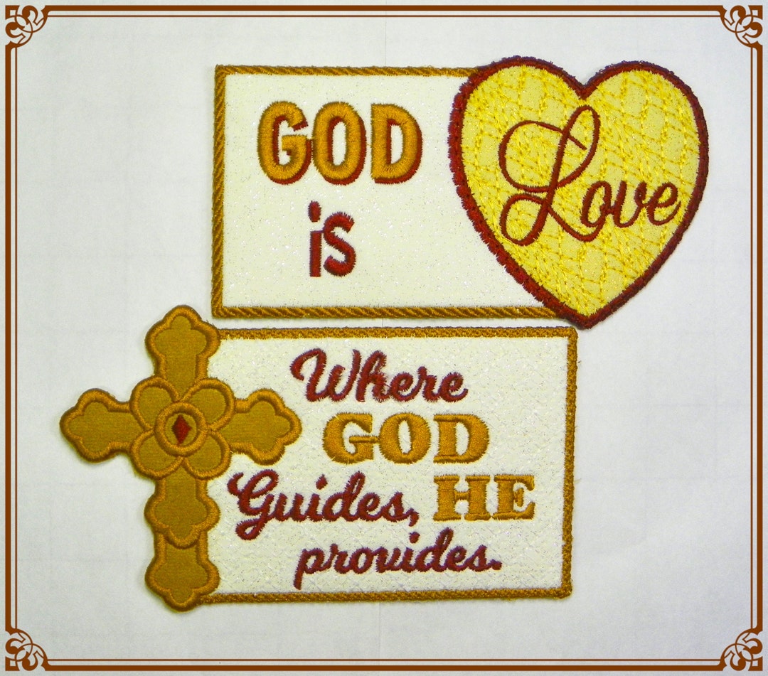 Ith-applique-inspirations-god's Words-5x7-nls (2 Machine Embroidery ...