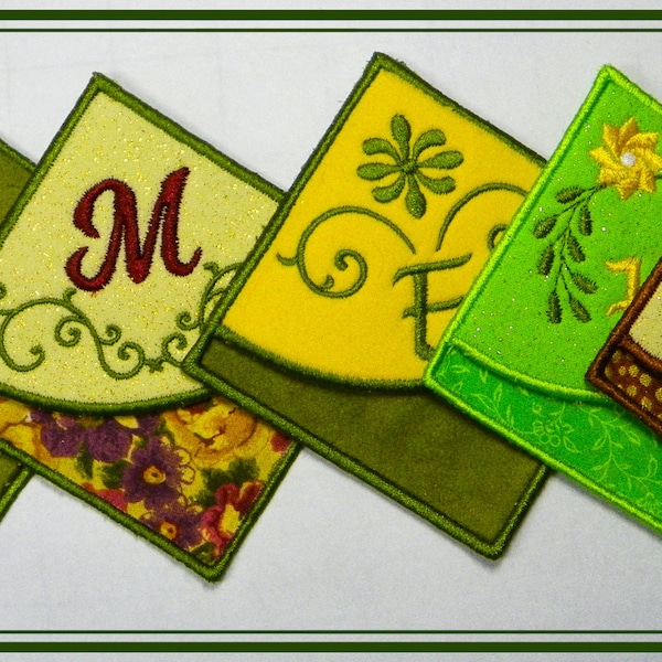 Corner Embroidery Designs - Etsy