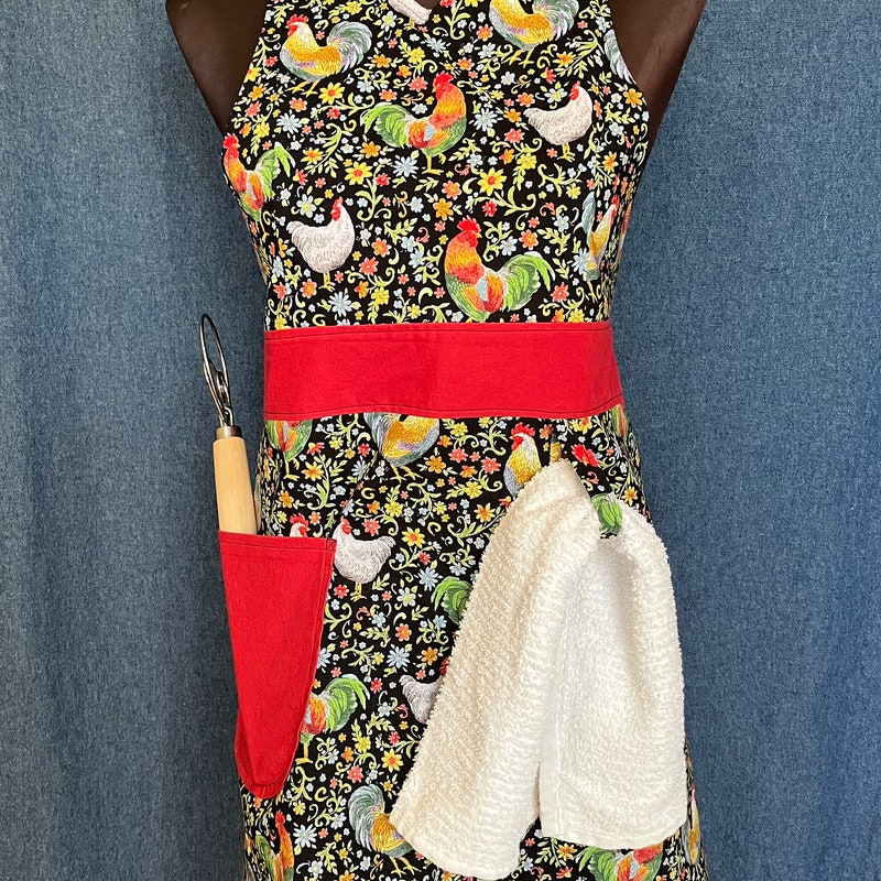 Chicken Kitchen Apron - Etsy