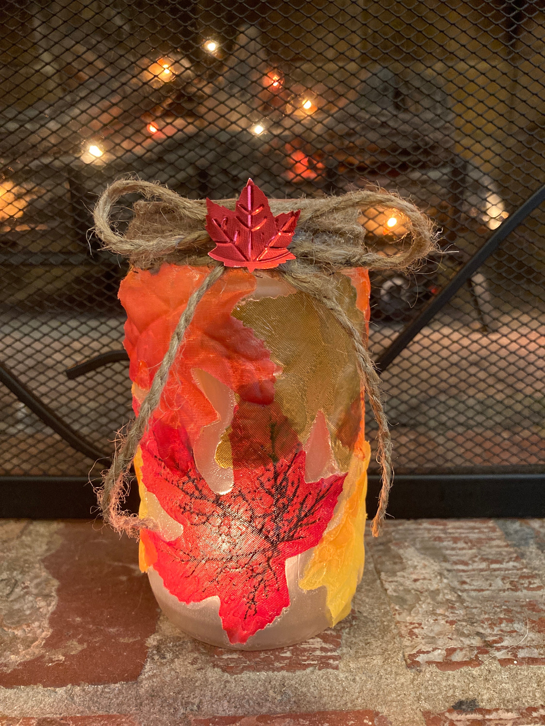 Rustic Harvest Mason Jar Fall Decor. - Etsy