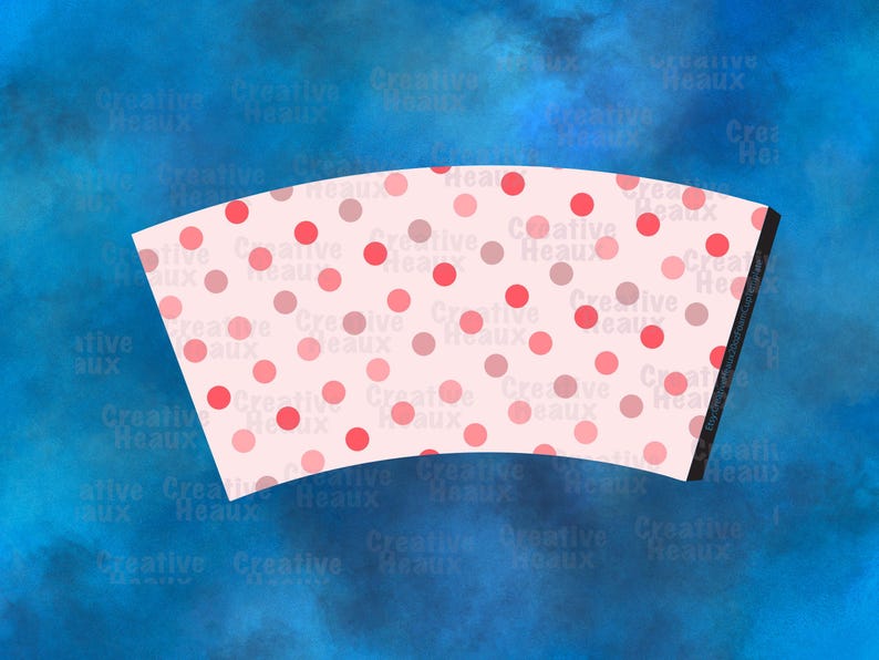 Styrofoam Cup Wrap Template | 20oz Foam Cup Design | Custom Styrofoam ...