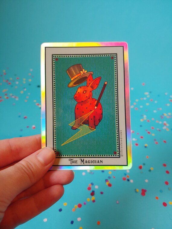 Papercraft Embellishments Holographic Geralt The Magician Tarot large ...