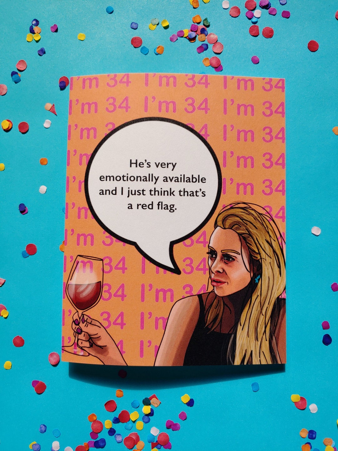 Jessica Lib Greeting Card - Etsy