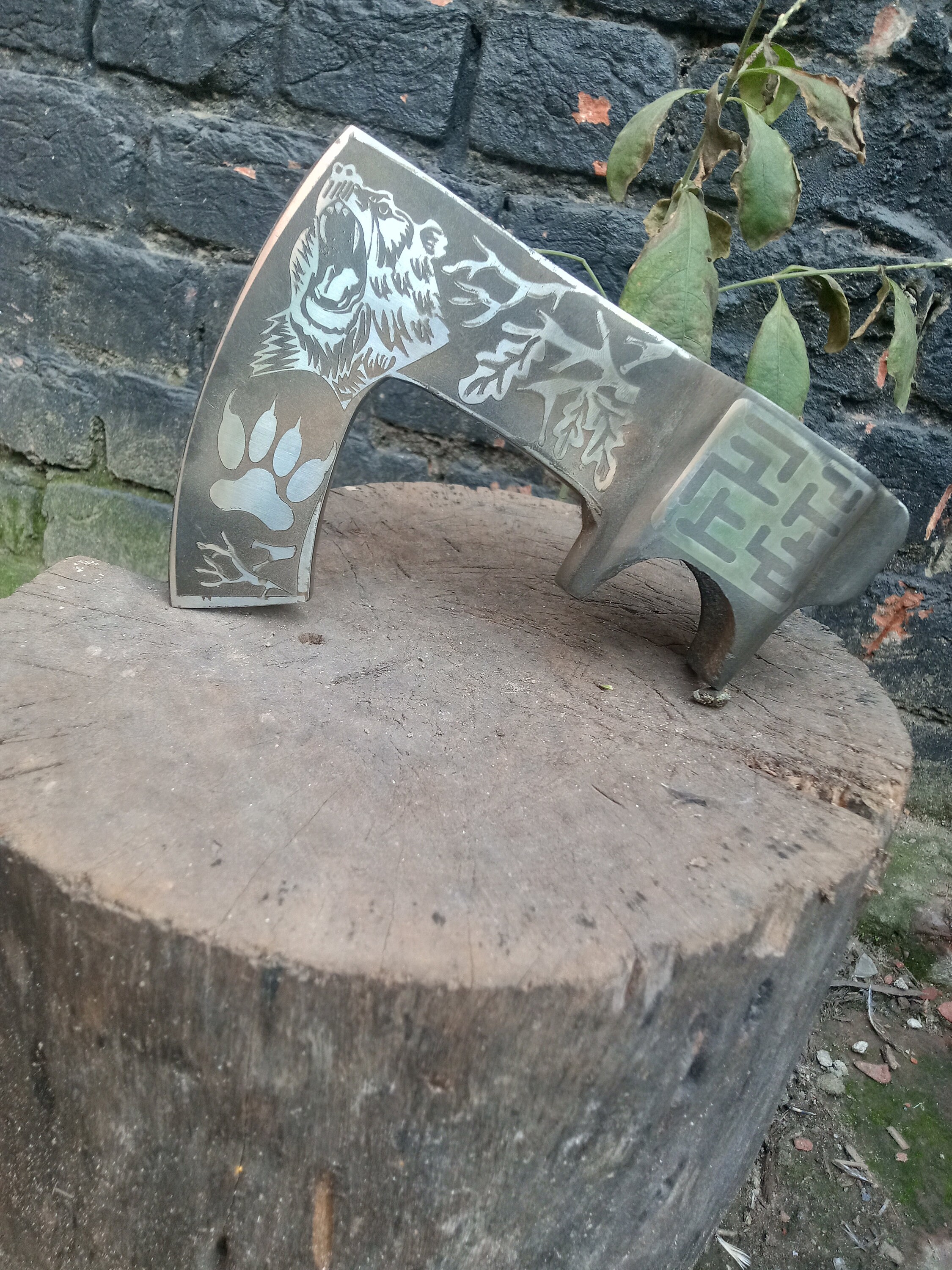 Axe Head Hand Forged Axe Head Bearded Axe Head Carbon - Etsy