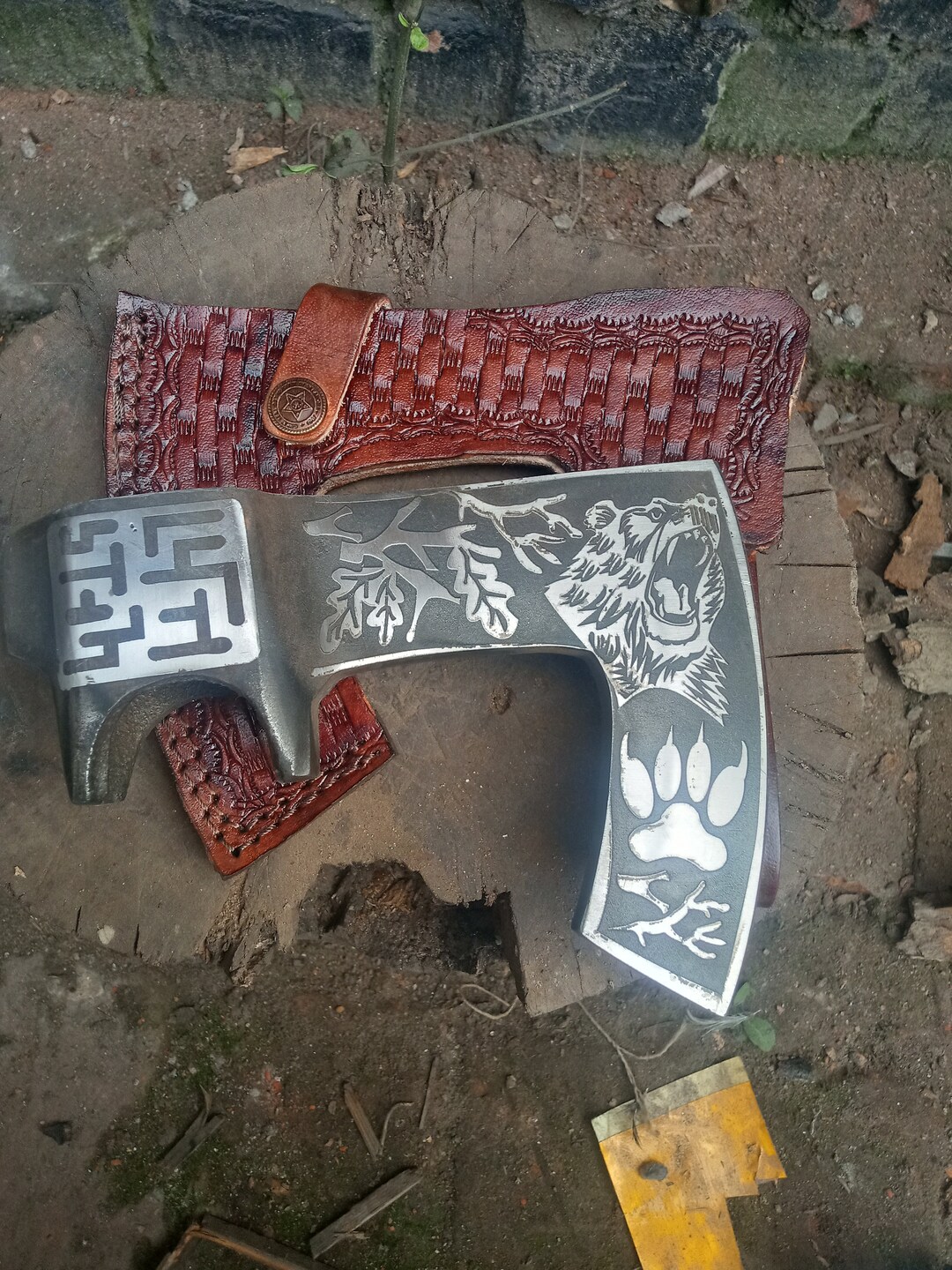 Axe Head Hand Forged Axe Head Bearded Axe Head Carbon - Etsy