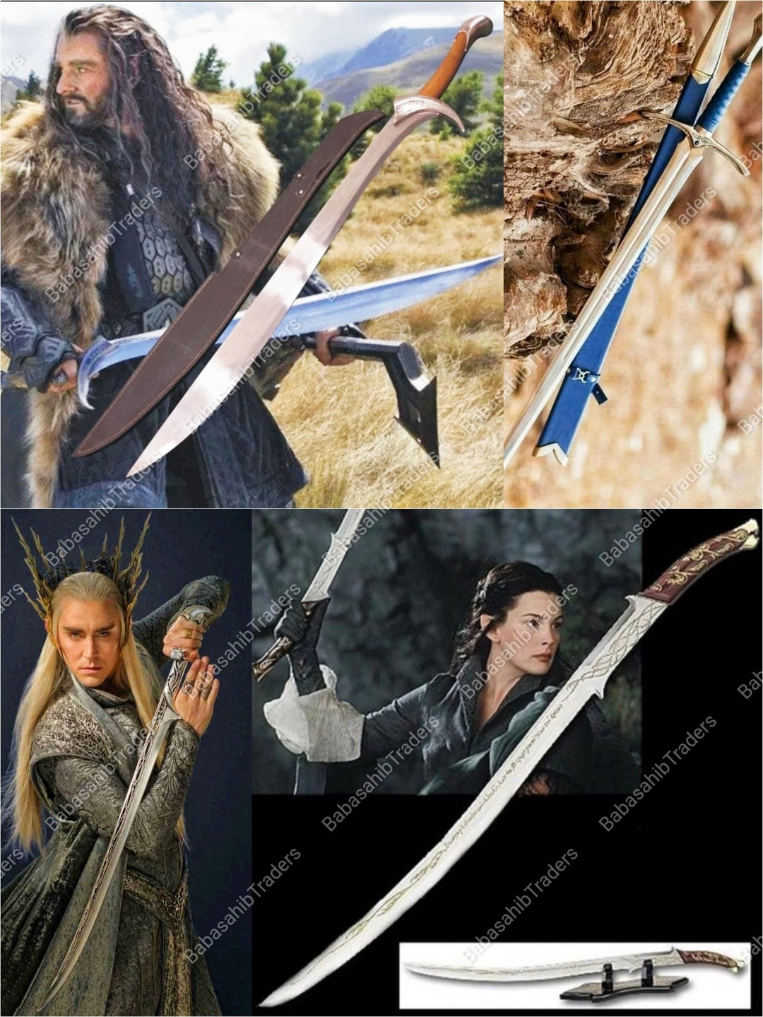 Hand Made Lord of the Ring Sword,replica Sword, Sword With Scabbar ...