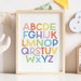 Colorful Alphabet Wall Art • Printable • Digital Download - Etsy
