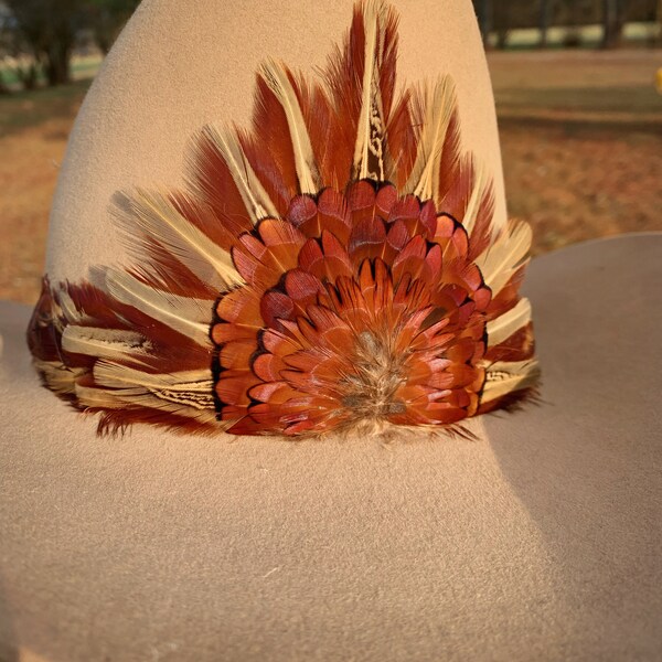 Feather Cowboy Hat Band - Etsy