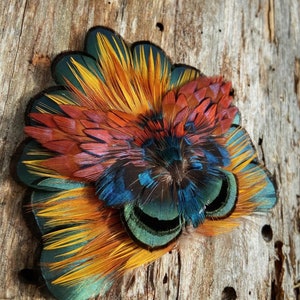 Custom Made to Order Butterfly Handmade Feather Hatband Unique, Made ...