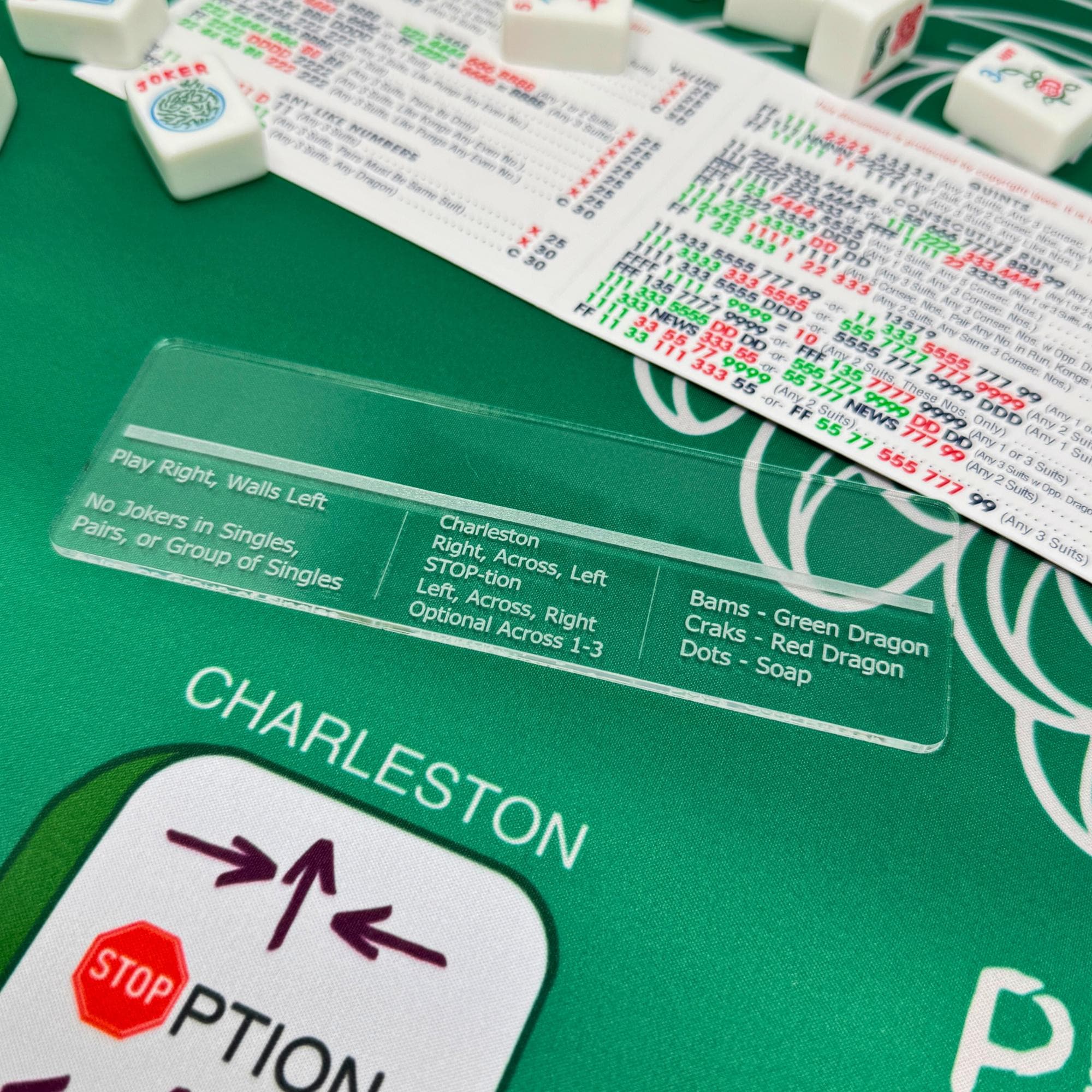 Mahjong Line Finder Reader With Rules, Clear Mah Jongg Line Reader ...