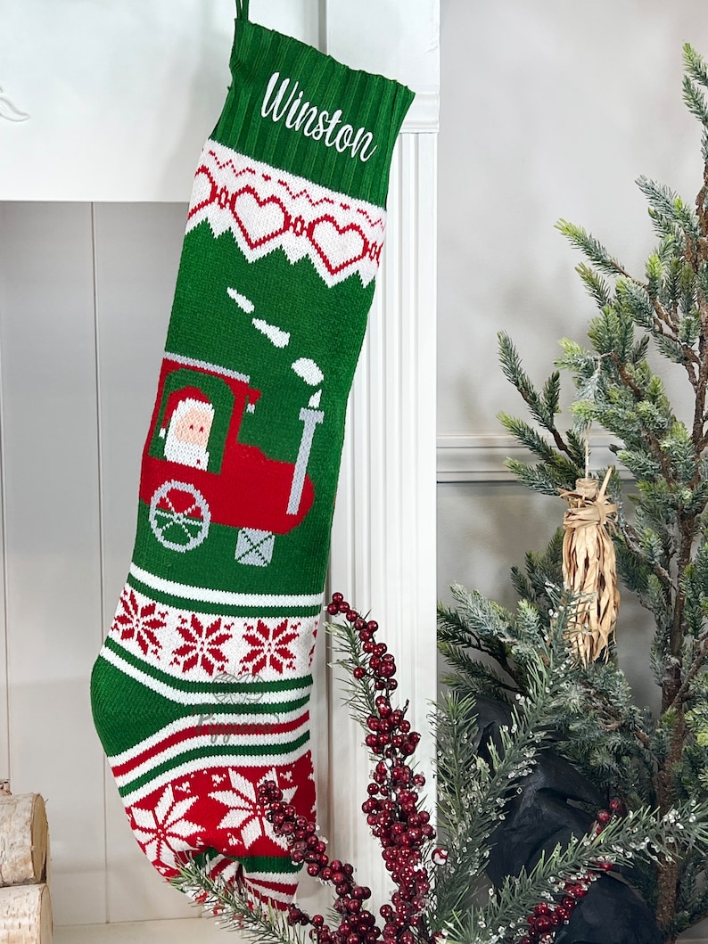 Extra Large Personalized Stocking Long Custom Stocking - Etsy