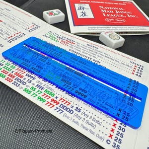 Personalized Mahjong Line Finder Reader Clear Transparent Acrylic ...