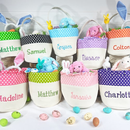 Personalized Easter Basket Customized Easter Basket - Etsy