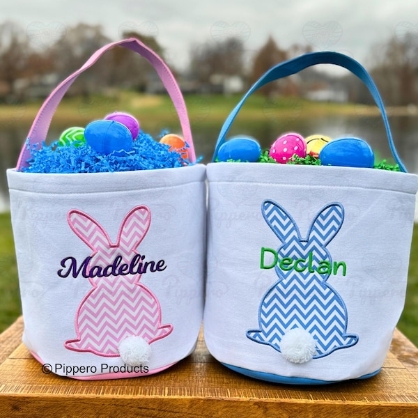 Easter Bunny Basket - Etsy